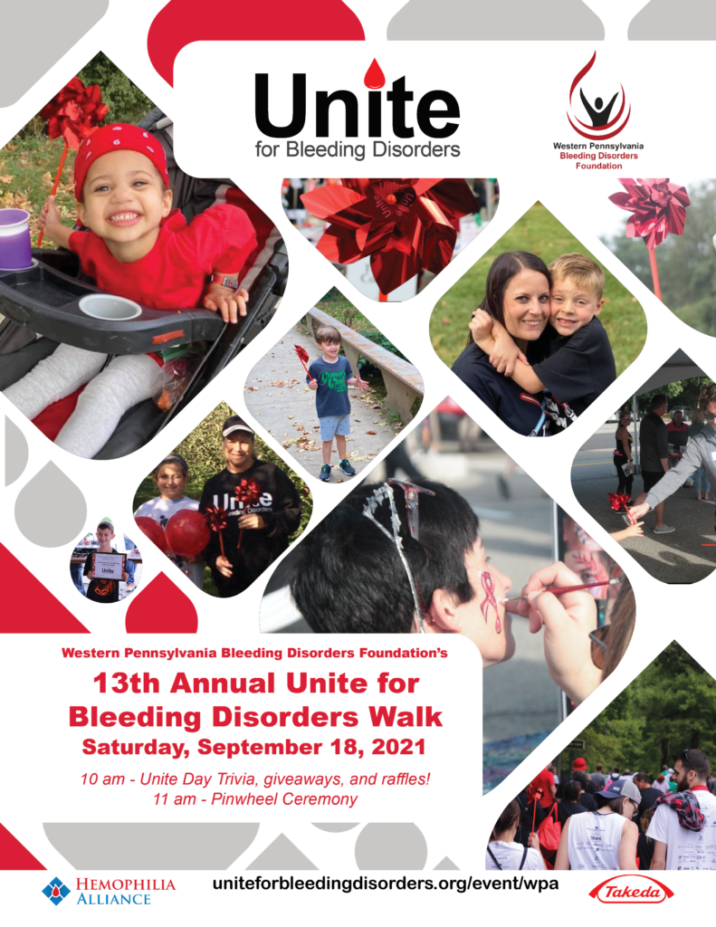 13th Annual Unite for Bleeding Disorders Walk - Western PA Bleeding ...